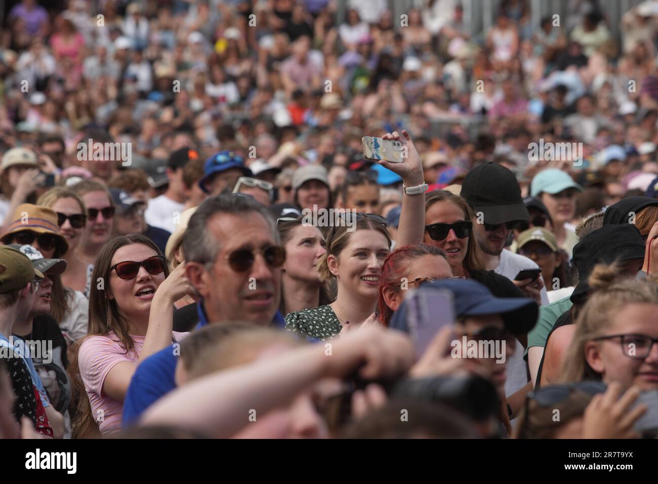 The crowd watching West End Live, a weekend of free live performances ...