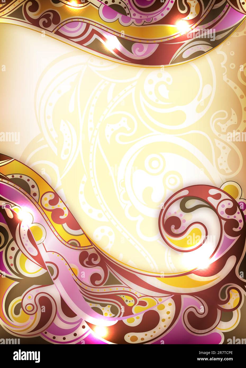 Illustration of abstract curve background Stock Vector Image & Art - Alamy