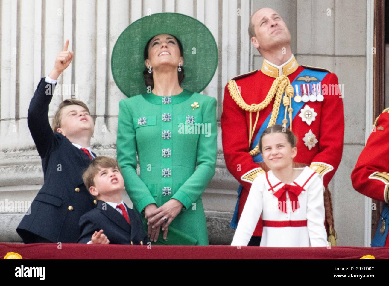 London, UK. 17 June 2023. The Prince and Princess of Wales, Prince ...