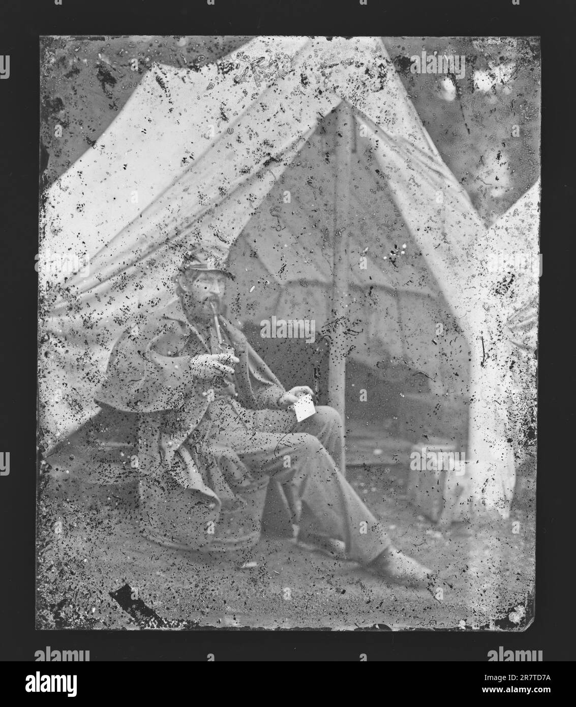 Camp Scene/New York 7th Regiment c. 1860-1870 Stock Photo - Alamy