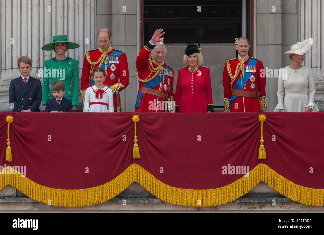 London, UK. 17th June, 2023. Senior members of the Royal Family ...