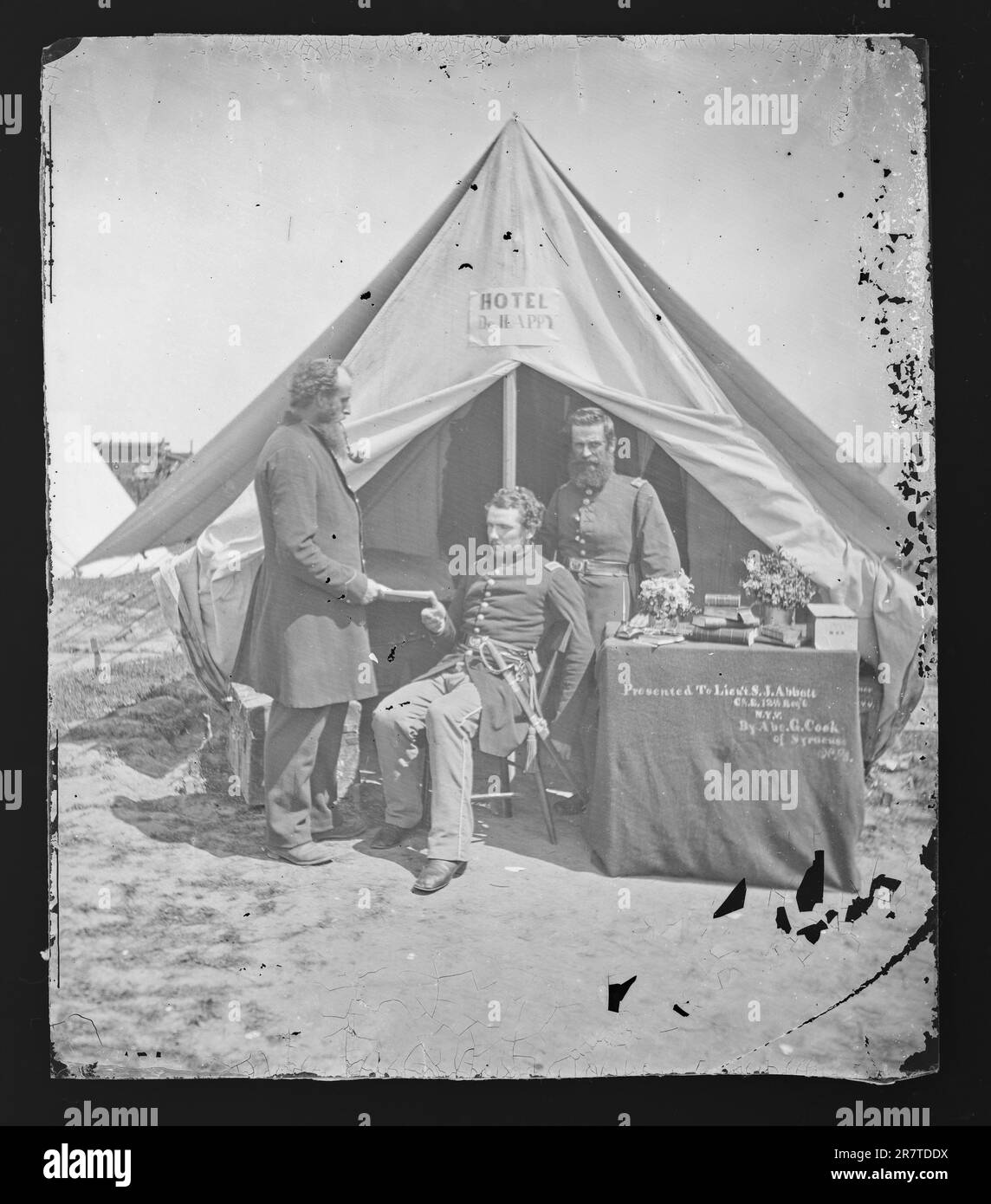 Camp Scene/New York 7th Regiment c. 1860-1870 Stock Photo - Alamy