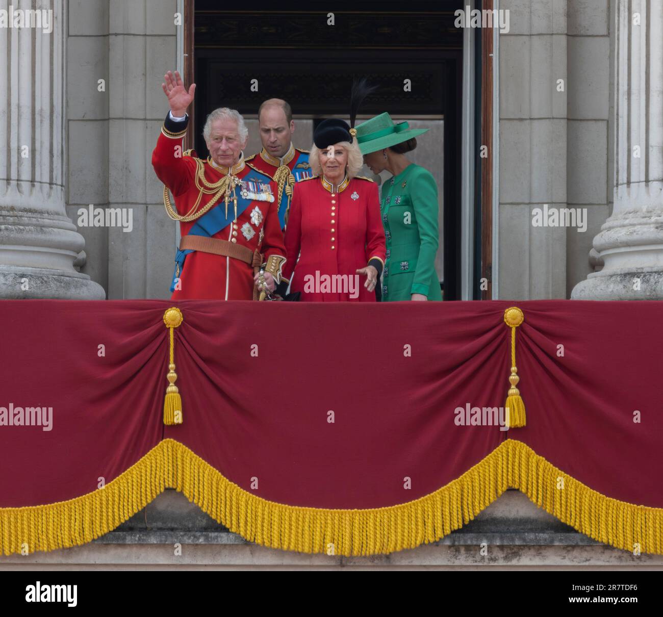 London, UK. 17th June, 2023. Senior members of the Royal Family ...