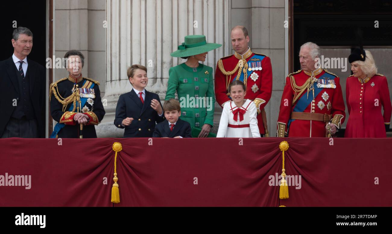 London, UK. 17th June, 2023. Senior members of the Royal Family ...