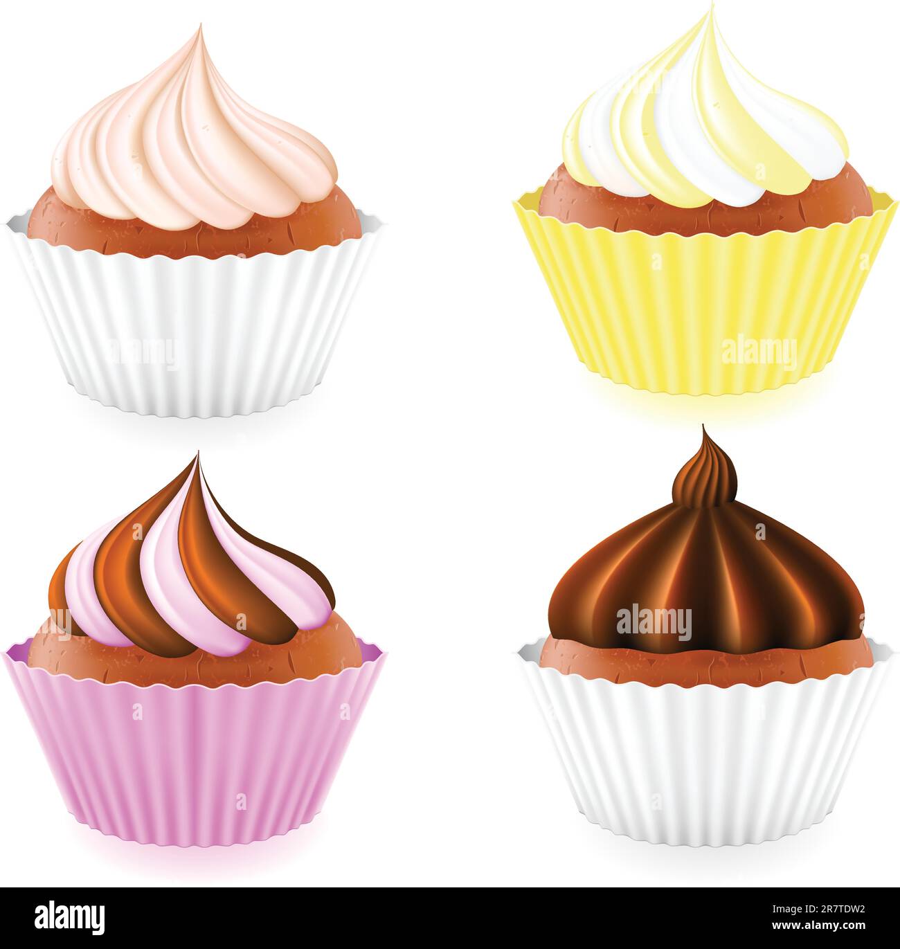 Food sweet chocolate dessert Stock Vector Images - Alamy