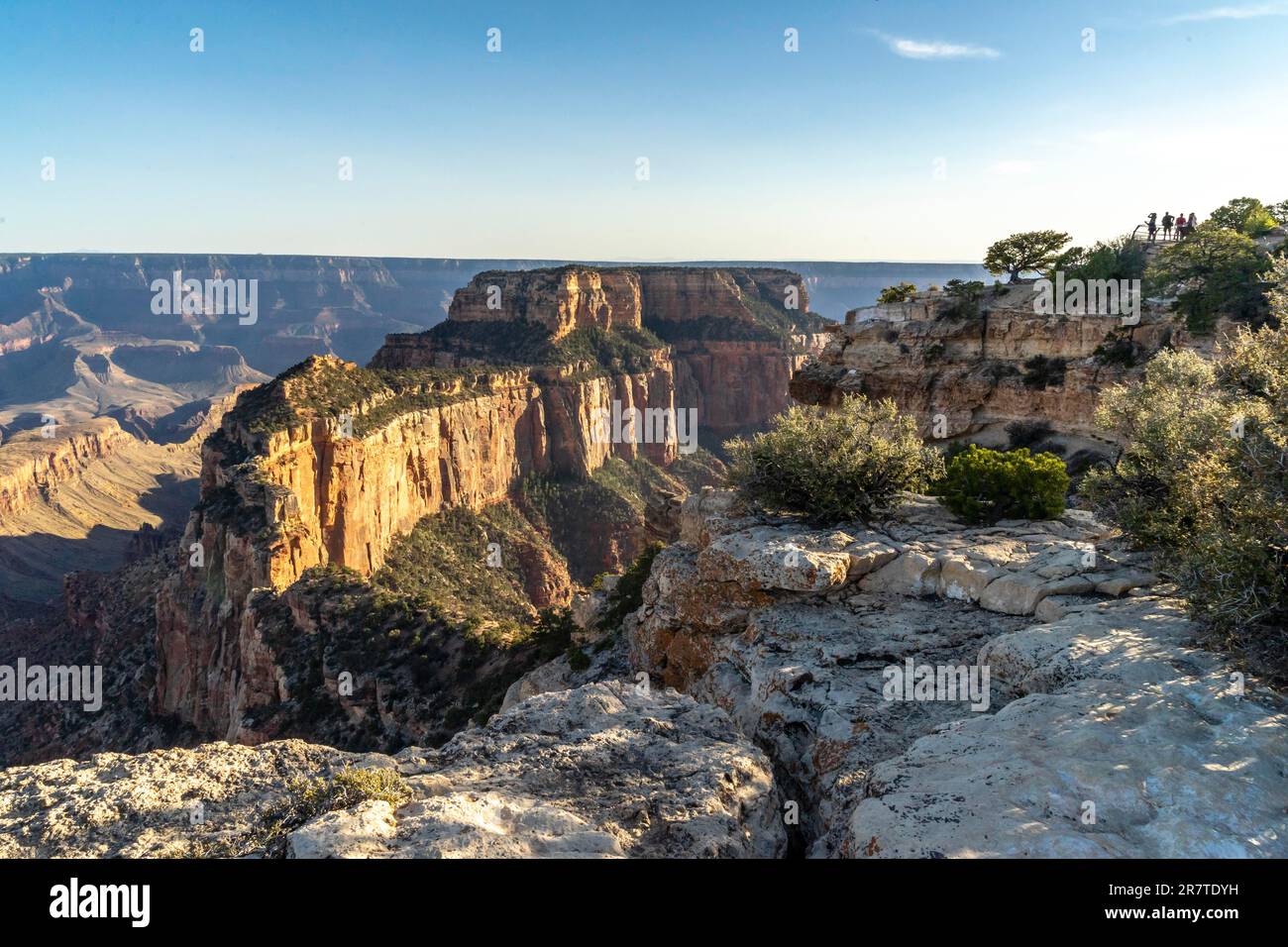 Wotan's Throne and viewpoint at Cape Royal, North Rim, Grand Canyon ...