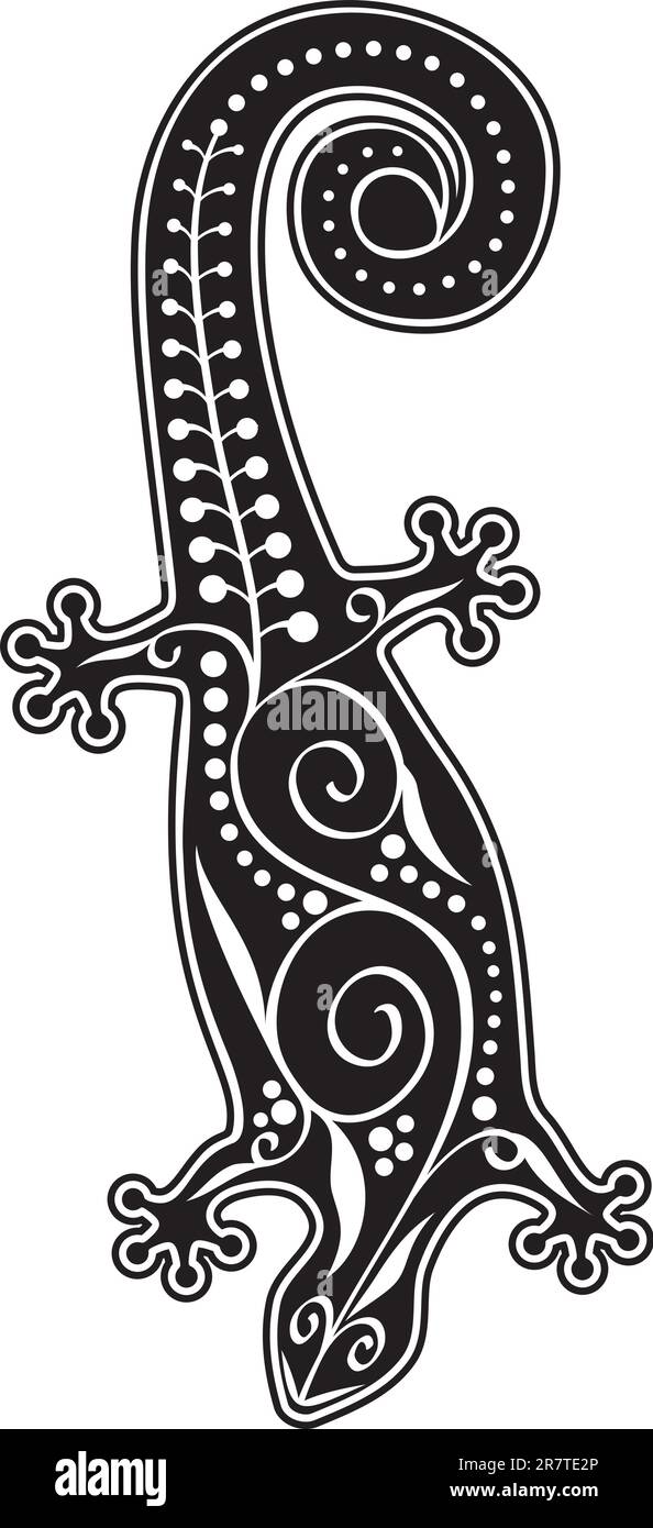 Gecko Drawing Template