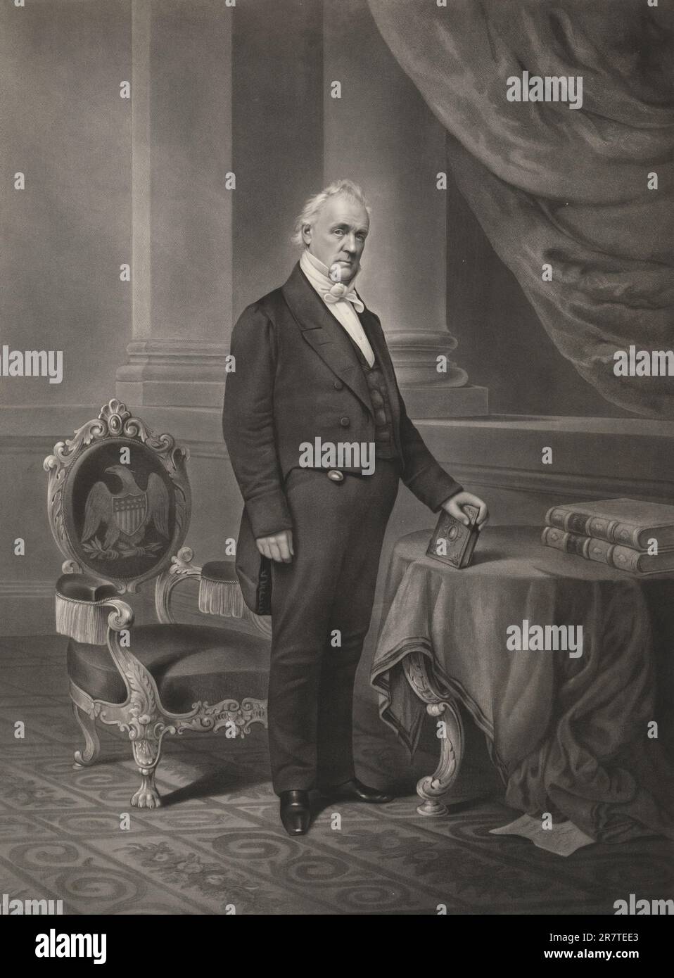 James Buchanan 1857 Stock Photo - Alamy