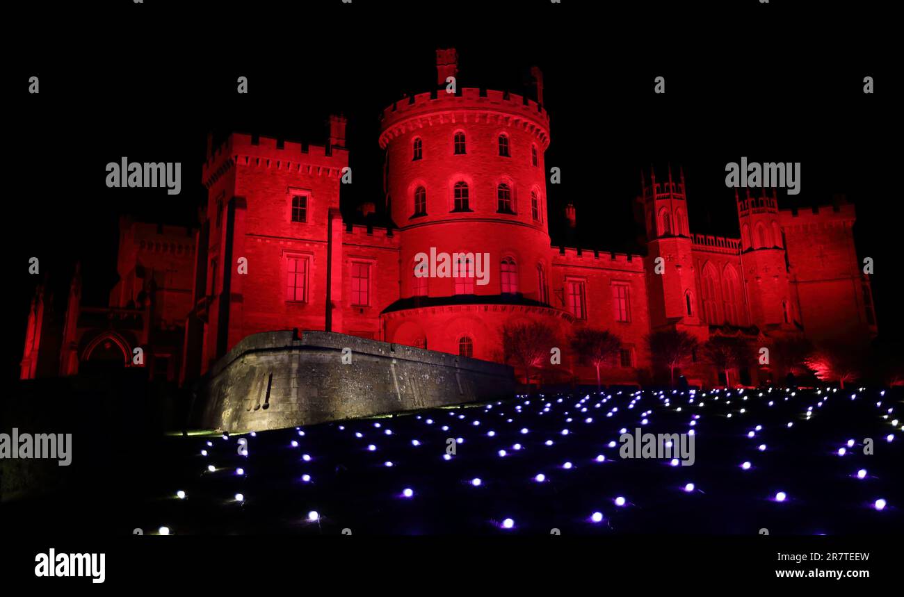 Castle walls lights hi-res stock photography and images - Alamy