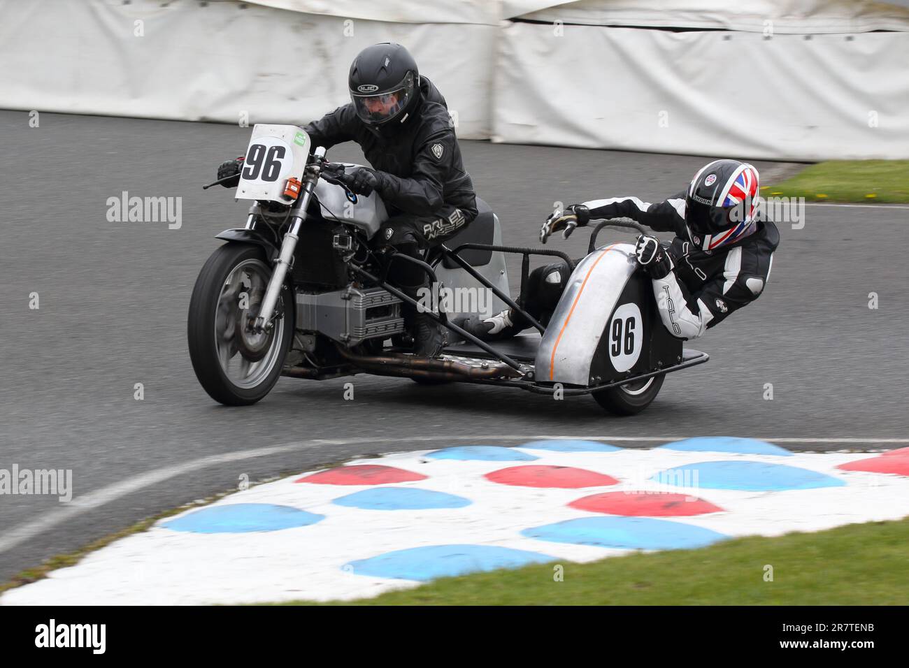 Vintage Motor cycle club, Mallory park, VMCC April 16th 2023 Stock ...