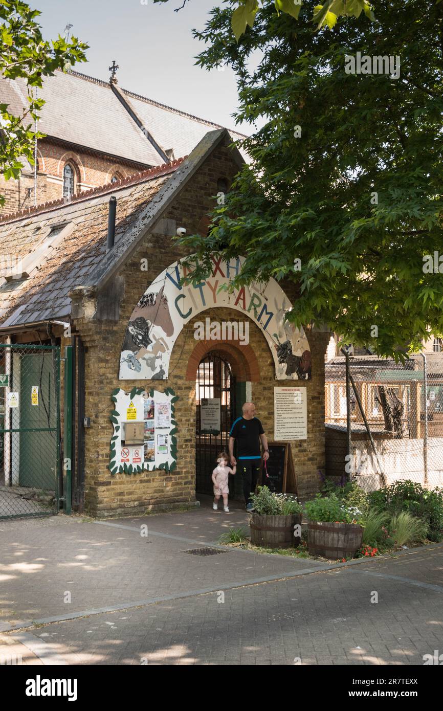 Vauxhall City Farm, Tyers Street, London, SE11, England, UK Stock Photo ...