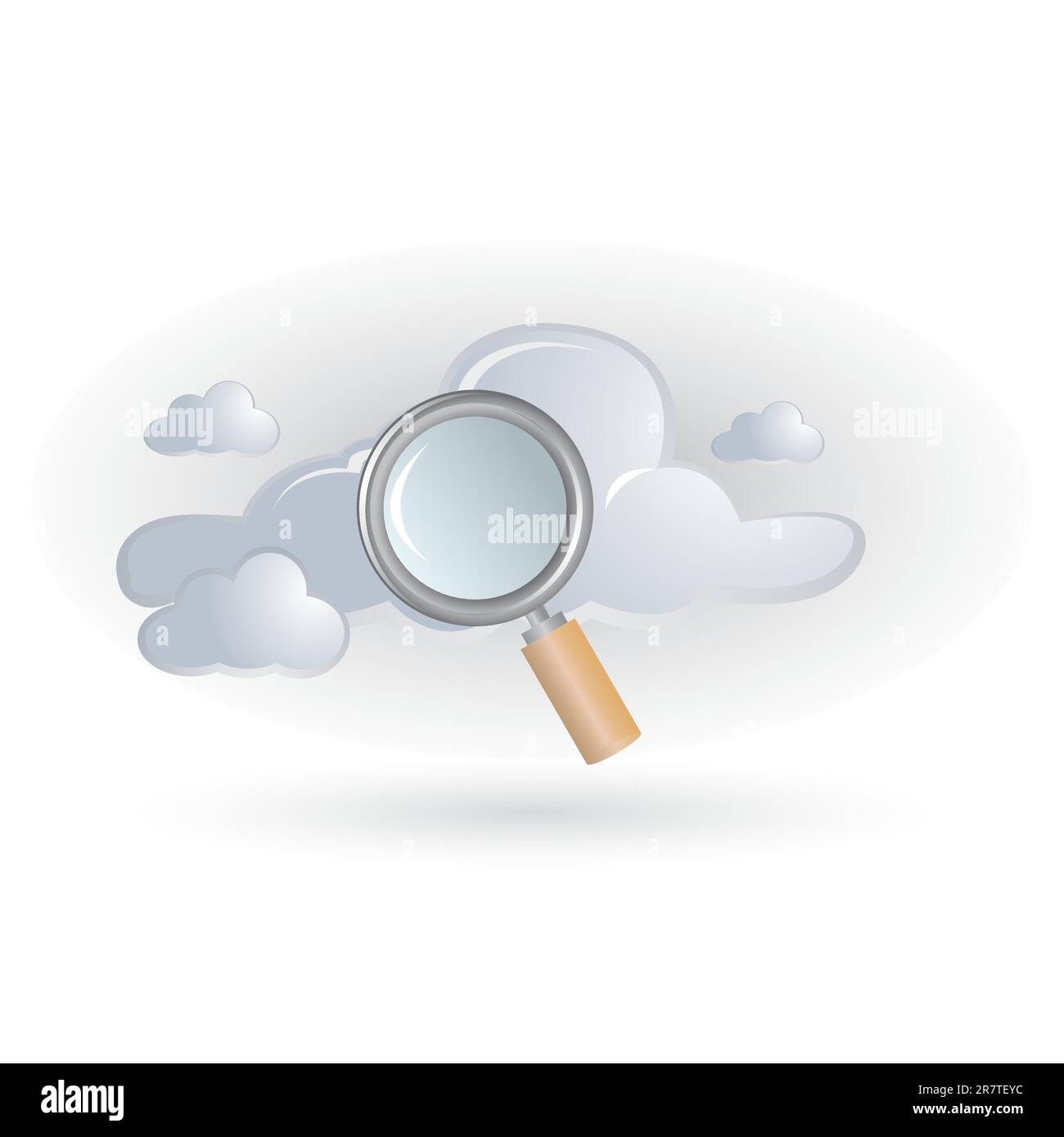 Magnifying glass icon image hi-res stock photography and images - Alamy