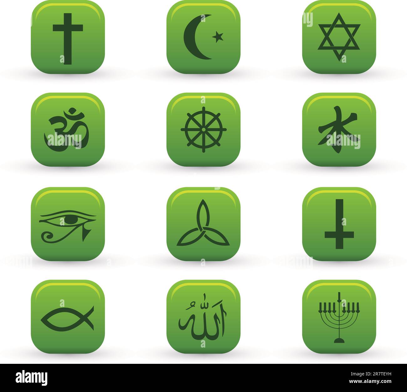 vector set of various religious signs Stock Vector Image & Art - Alamy
