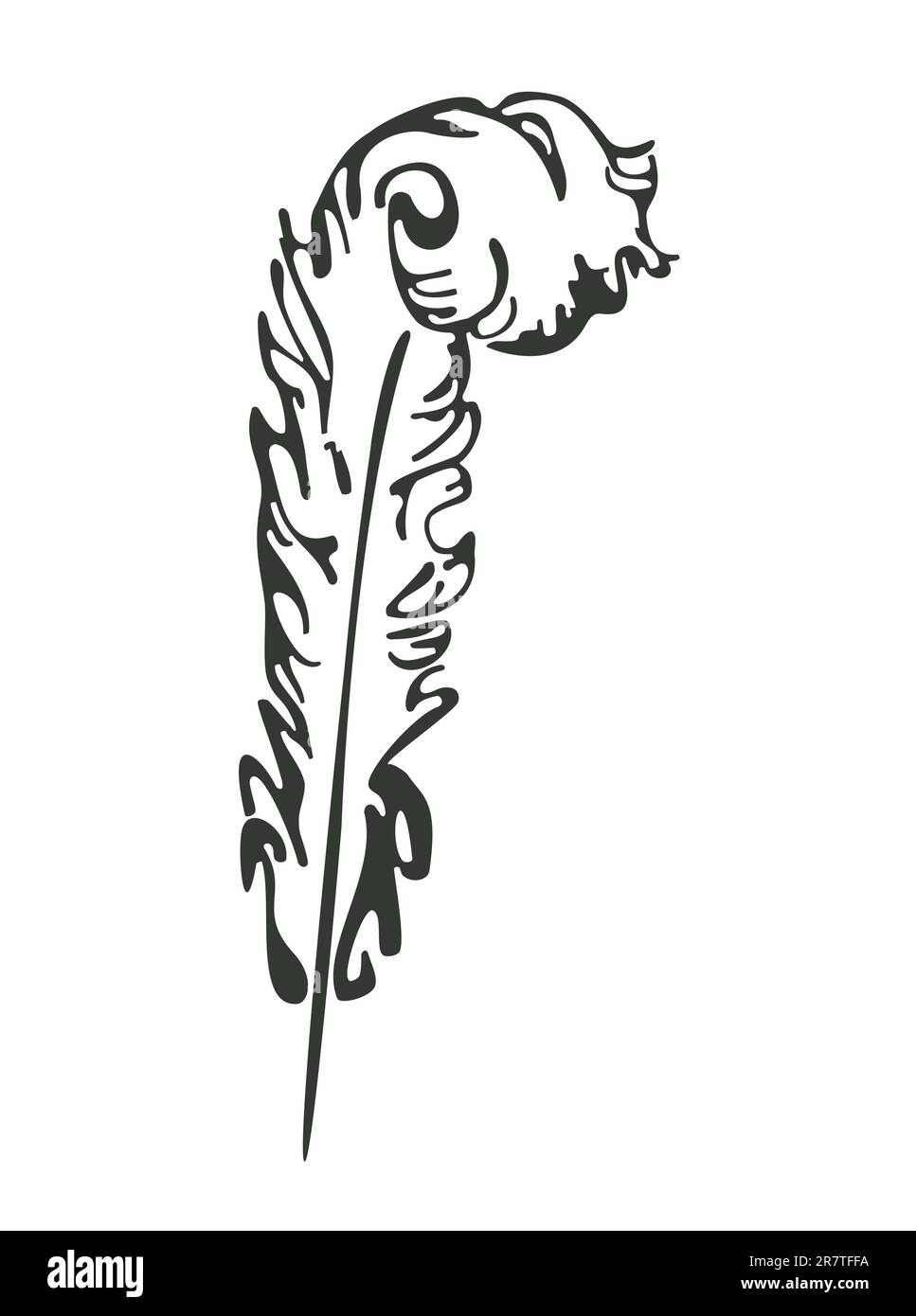 Quill pen vector illustration Stock Vector Image & Art - Alamy