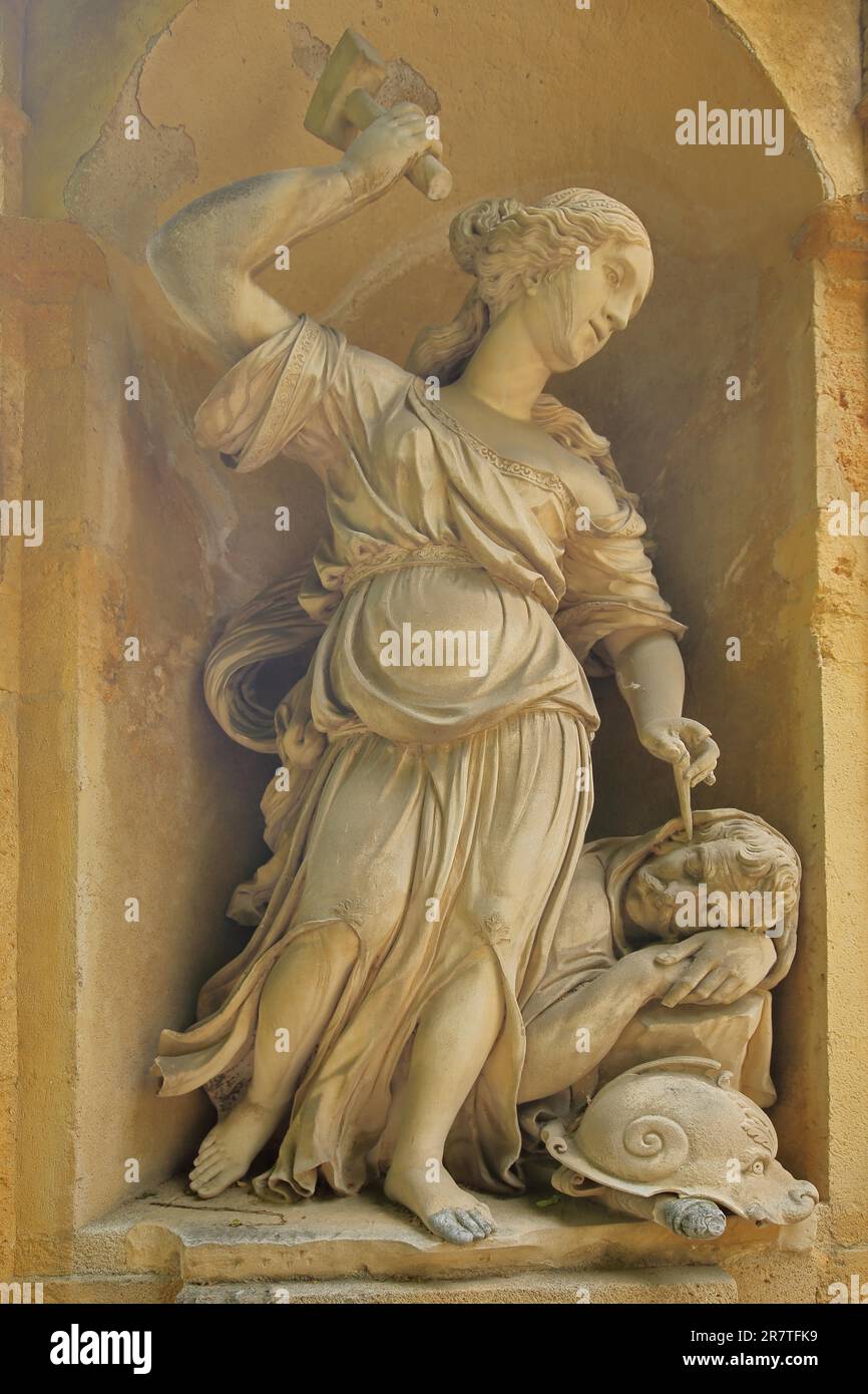 Cenotaph Monument Joseph Sec with biblical scene Yael and Sisera ...