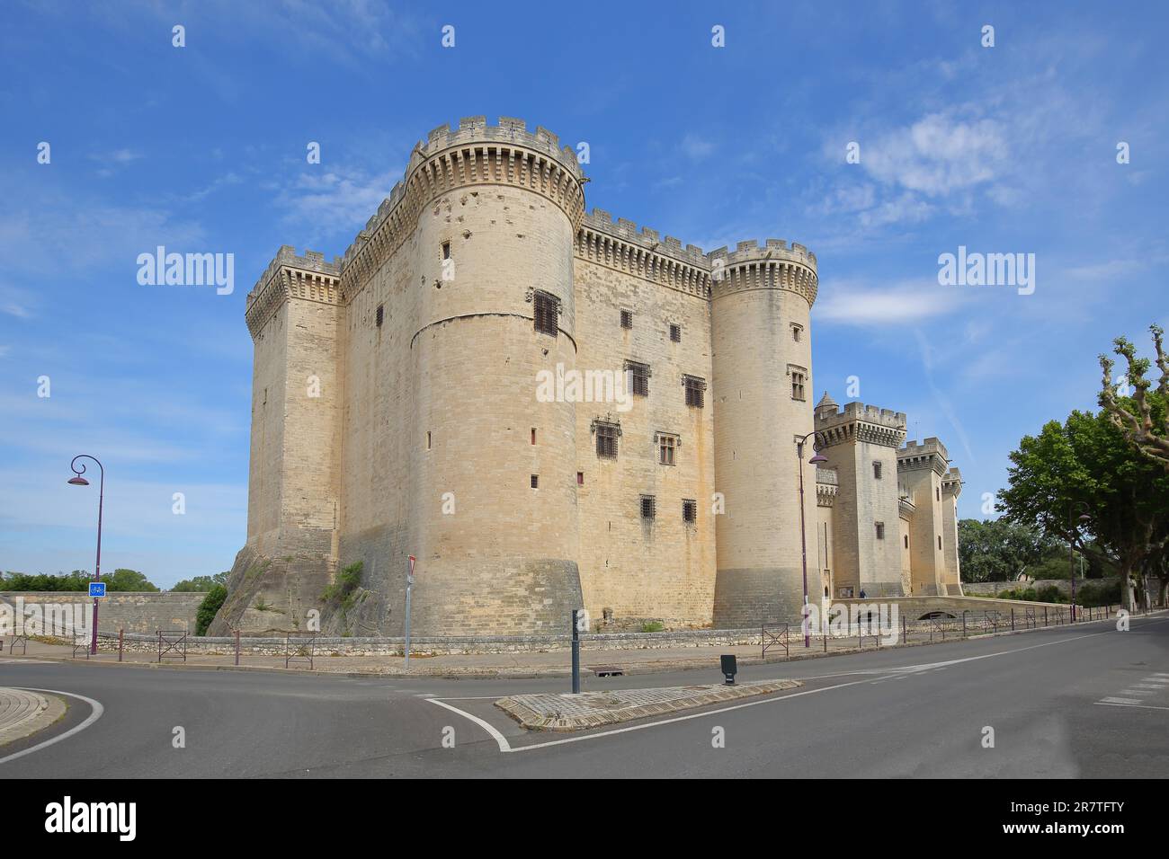 Historic Chateau du roi Rene built 15th century in Tarascon, castle ...