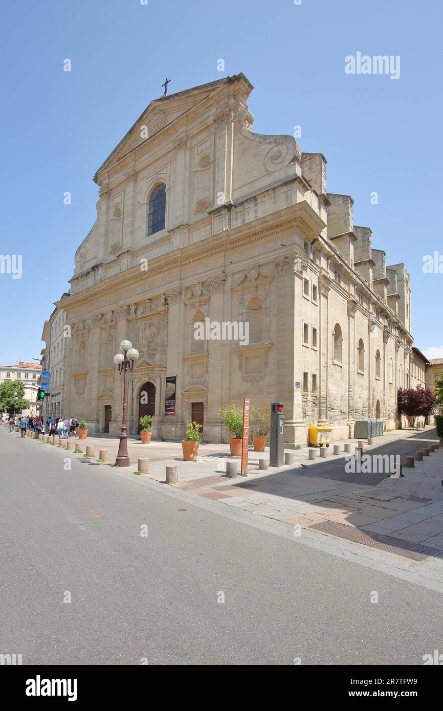 Baroque building of the Musee Lapidaire built in 1620, Museum, Avignon ...