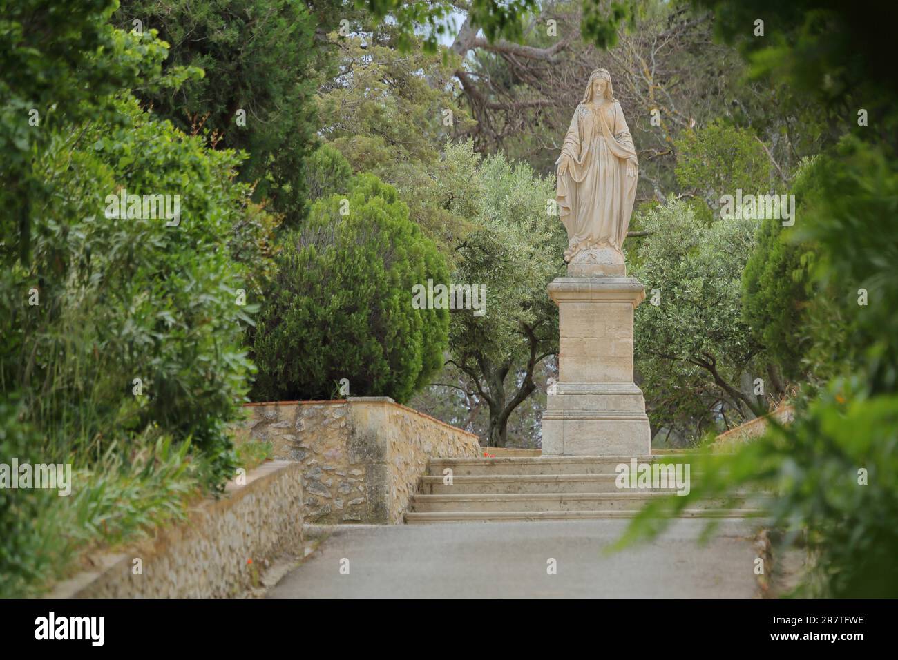 Mother of God in the monastery complex Saint-Michel-de-Frigolet ...