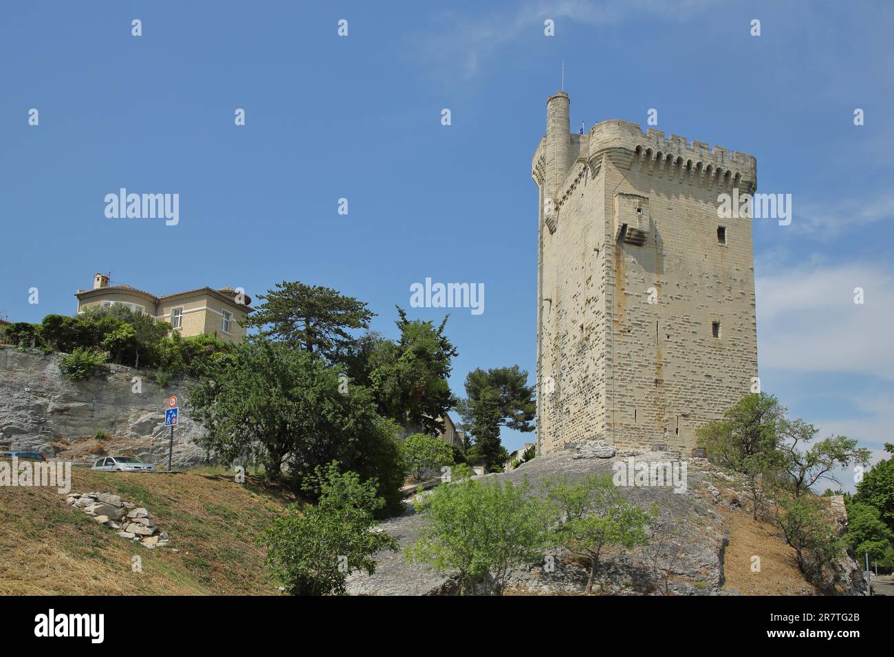Historic Tour Philippe le Bel on a rock, defence defence tower, tower ...