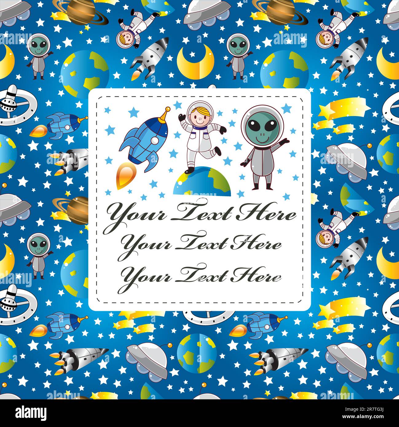 Space card hi-res stock photography and images - Alamy