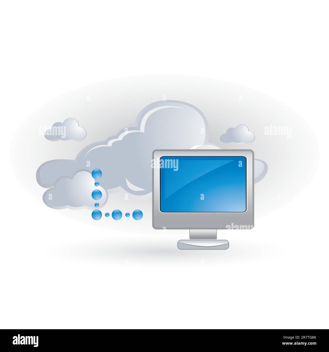 Vector net symbol cloud hi-res stock photography and images - Alamy