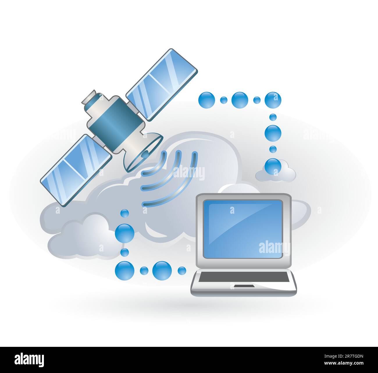 Satellite Stock Vector Images - Alamy