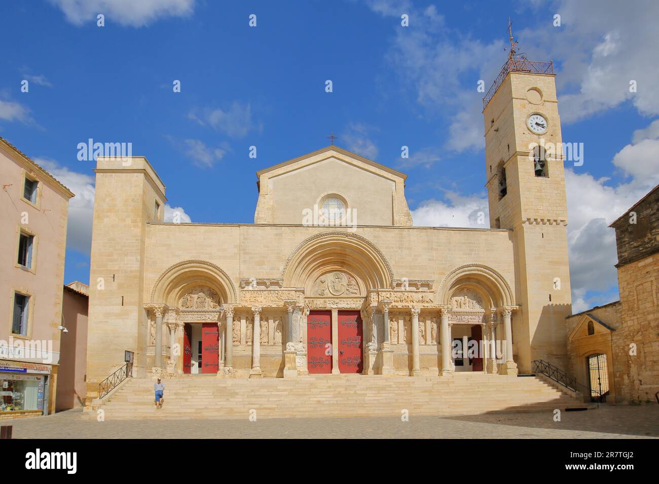 France gard saint gilles abbey hi-res stock photography and images - Alamy