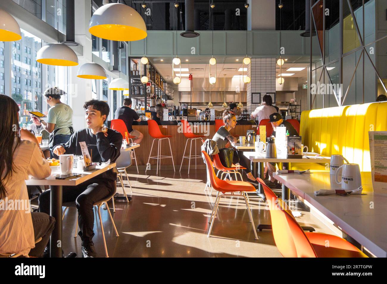 Breakfast cafe in downtown Winnipeg, Manitoba, Canada Stock Photo - Alamy