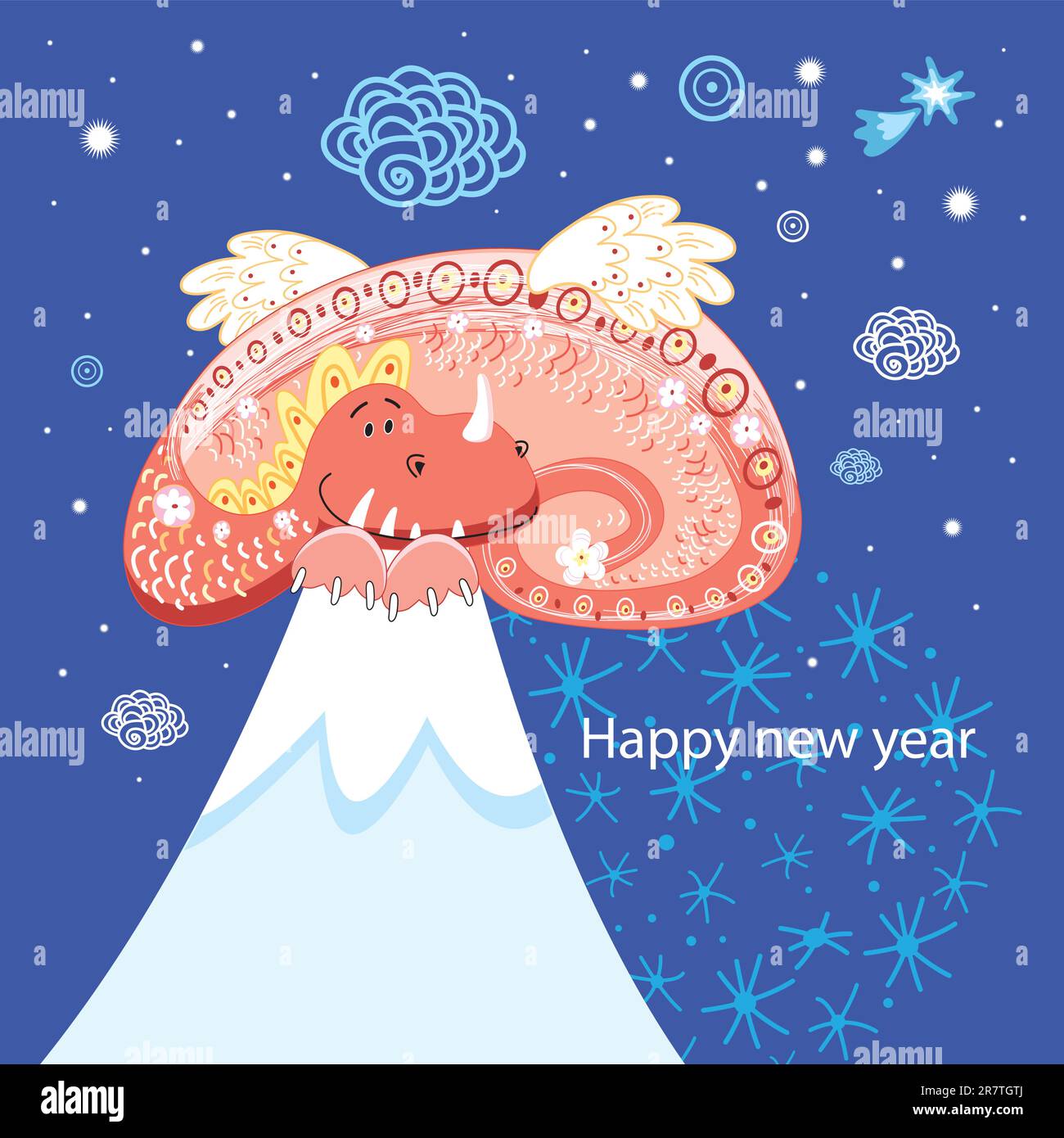 Nice mountain design Stock Vector Images - Alamy