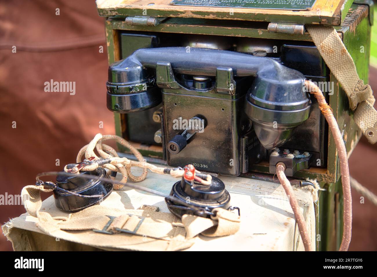 Historic Field Telephone, World-War II Weekend at Ryedale Open Air Folk ...