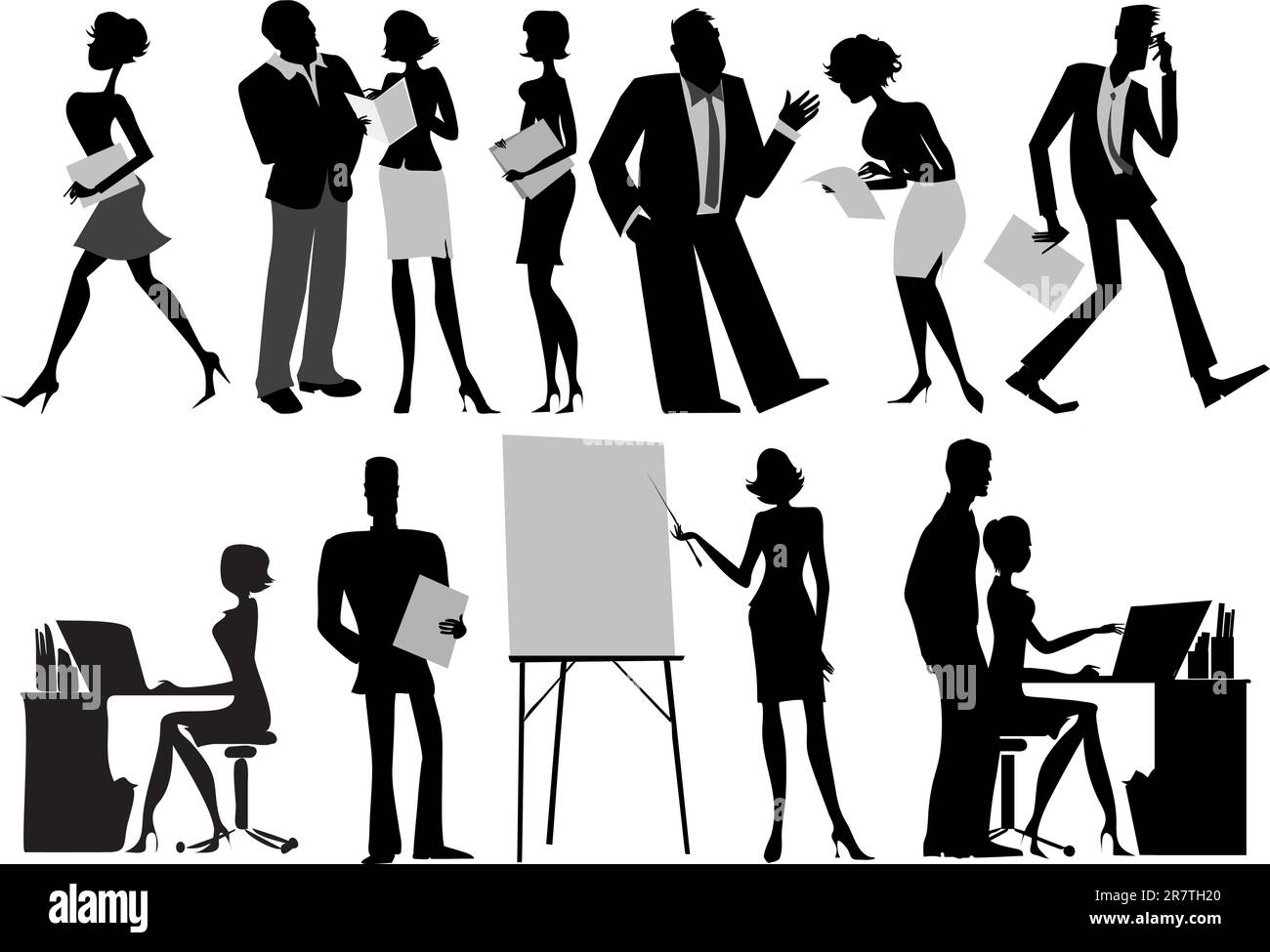 Technology company workers Cut Out Stock Images & Pictures - Alamy