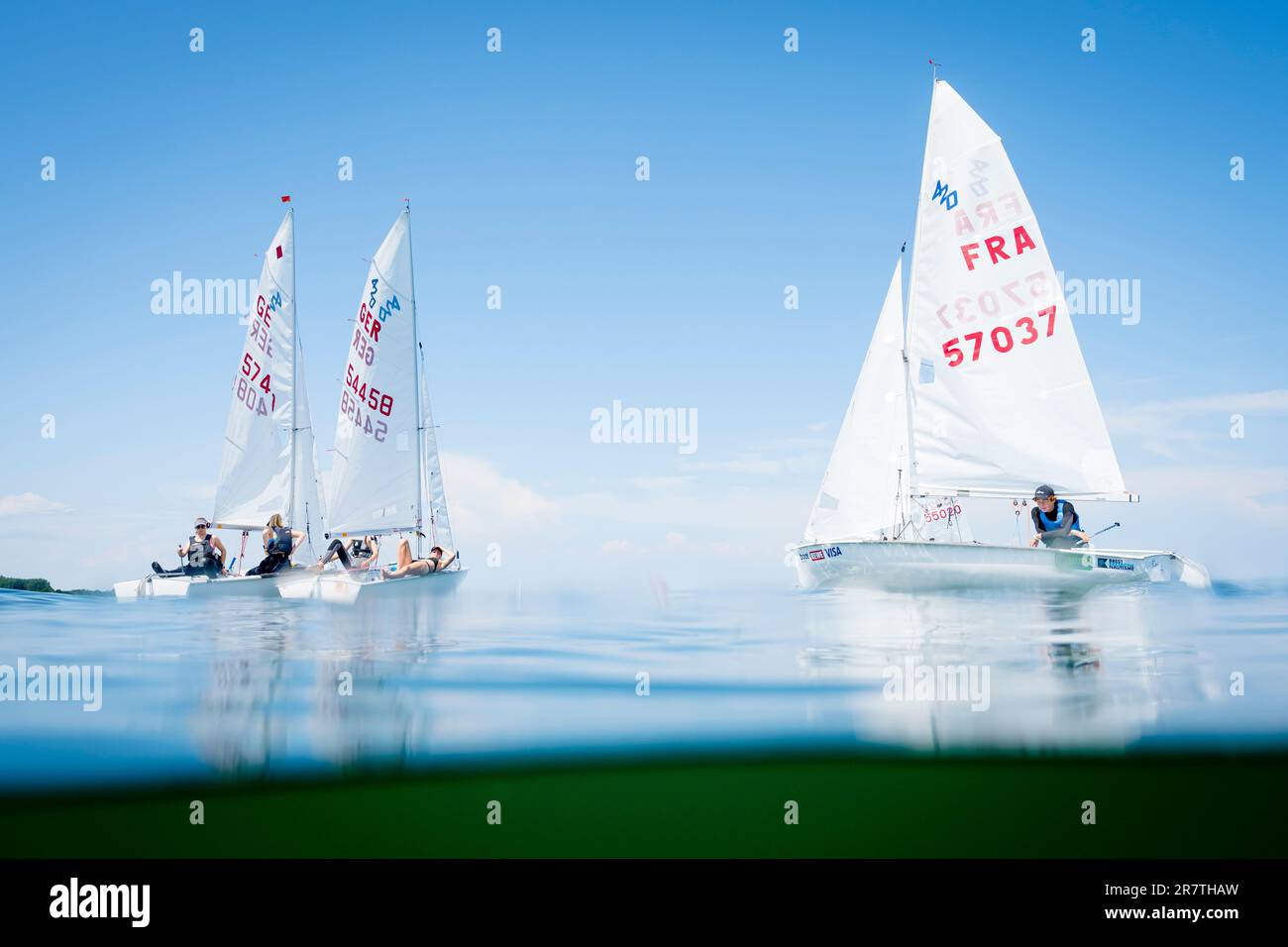 Kiel, Germany. 17th June, 2023. Sailing: Kiel Week - Olympic classes ...