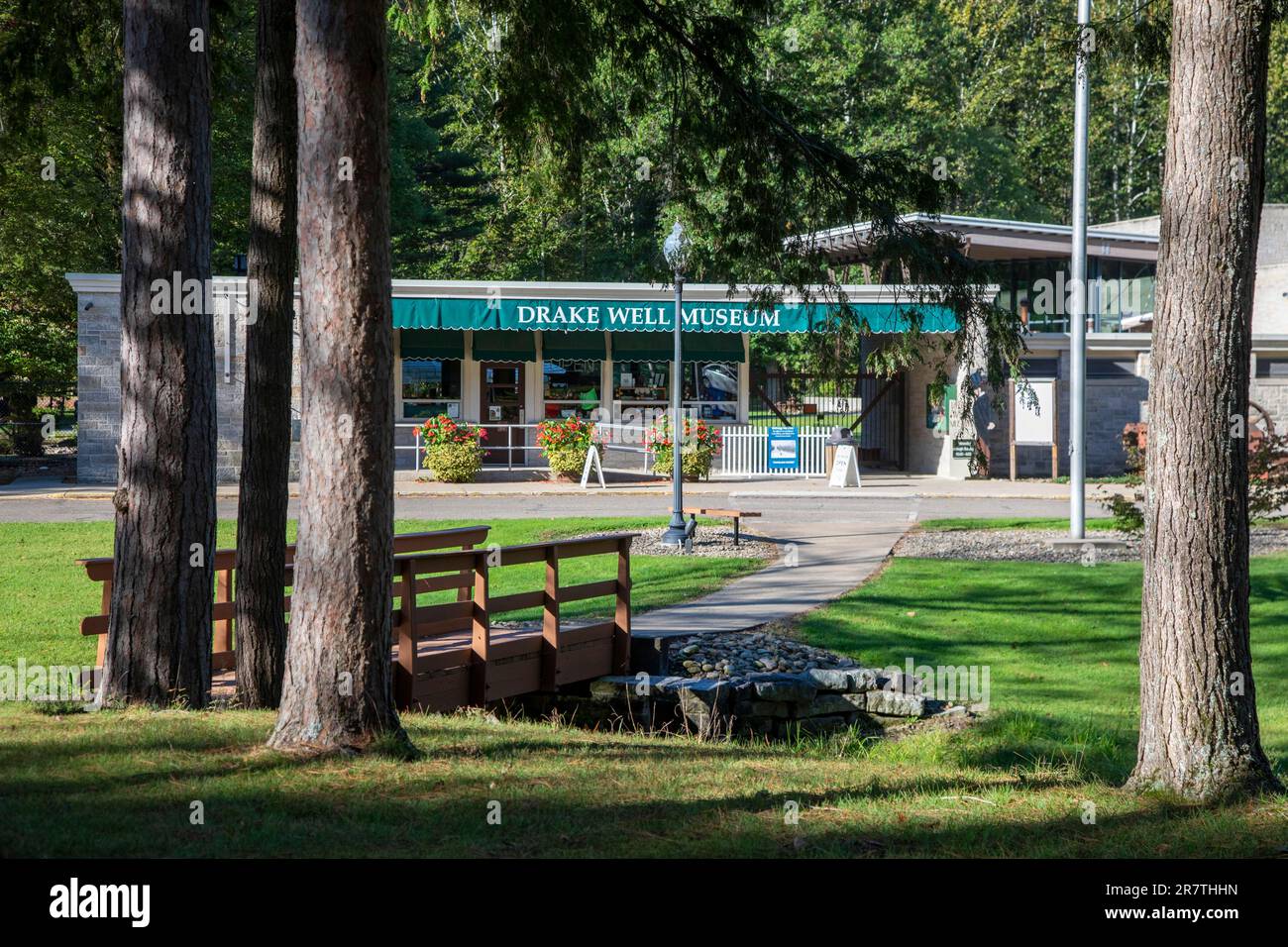 Titusville, Pennsylvania, The Drake Well Museum and Park, where in 1859 ...