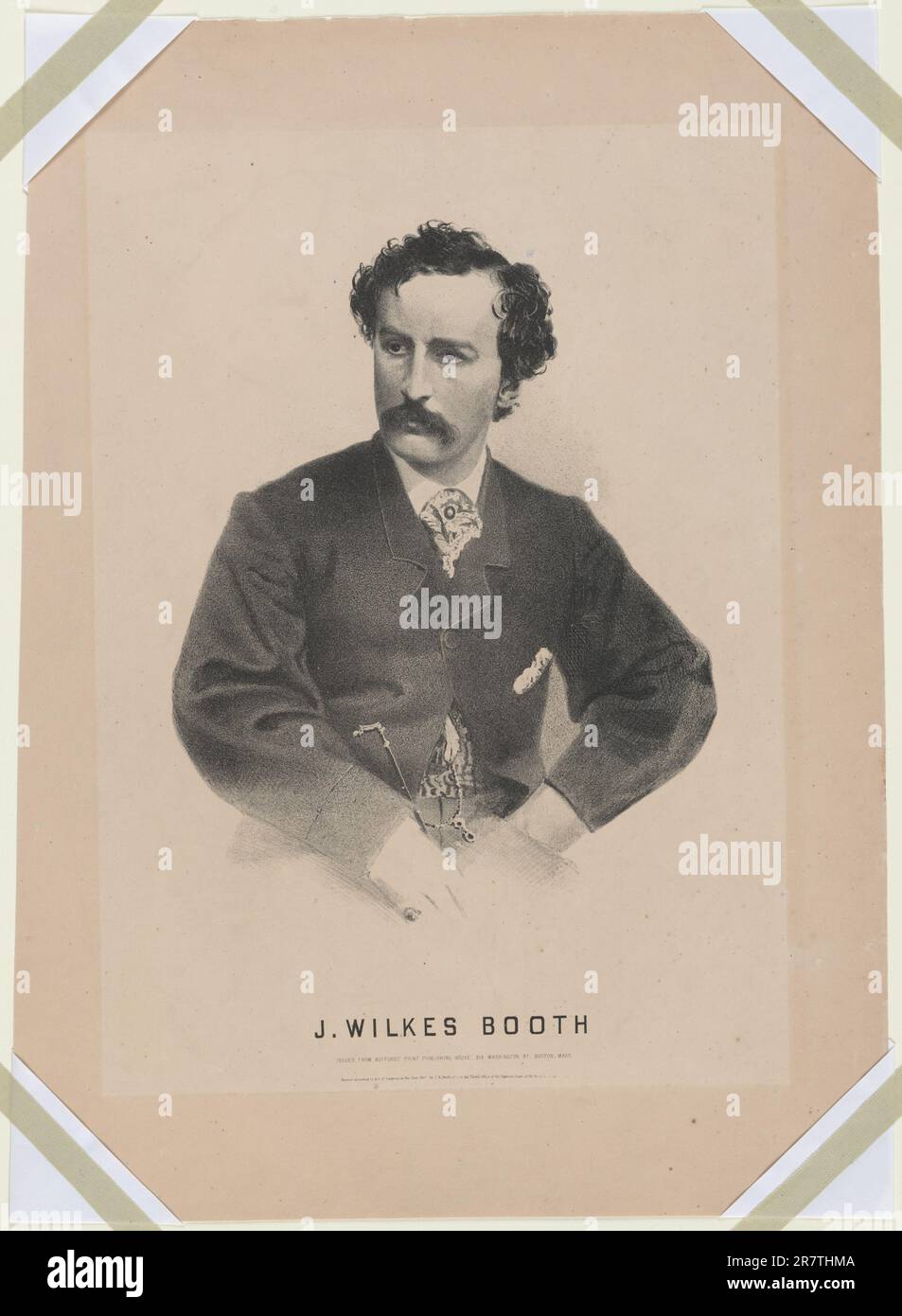 John Wilkes Booth 1865 Stock Photo - Alamy