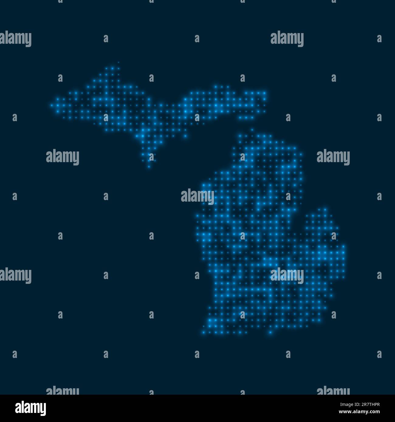 State map visualization hi-res stock photography and images - Alamy
