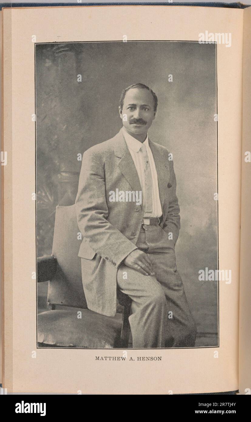 Matthew A. Henson c. 1908 Stock Photo - Alamy