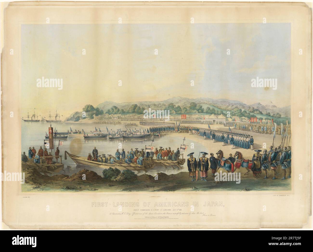 Commodore matthew perry in japan hi-res stock photography and images ...