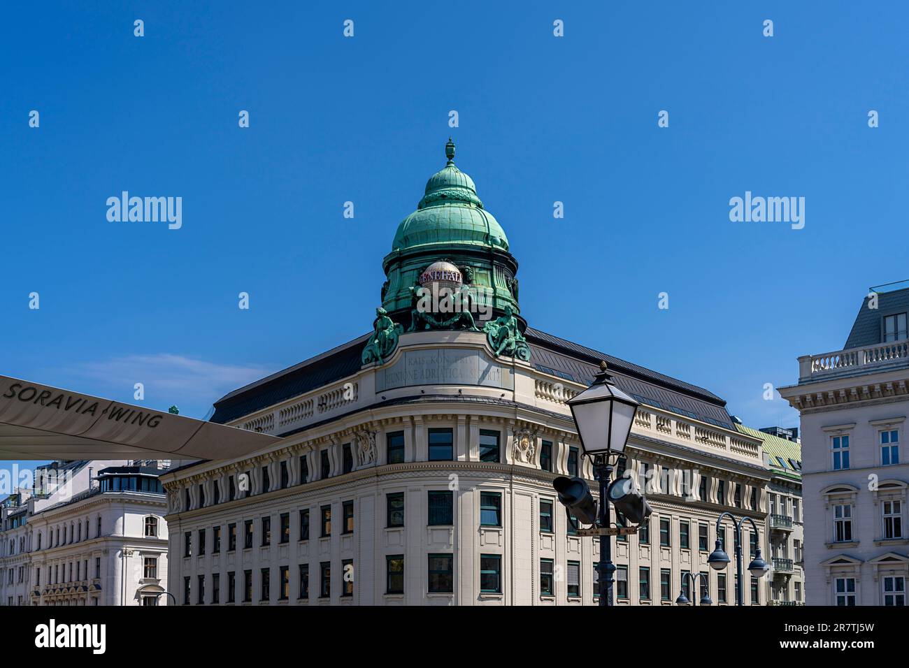 Historic architecture at Helmut Zilk Platz, Vienna, Austria Stock Photo ...