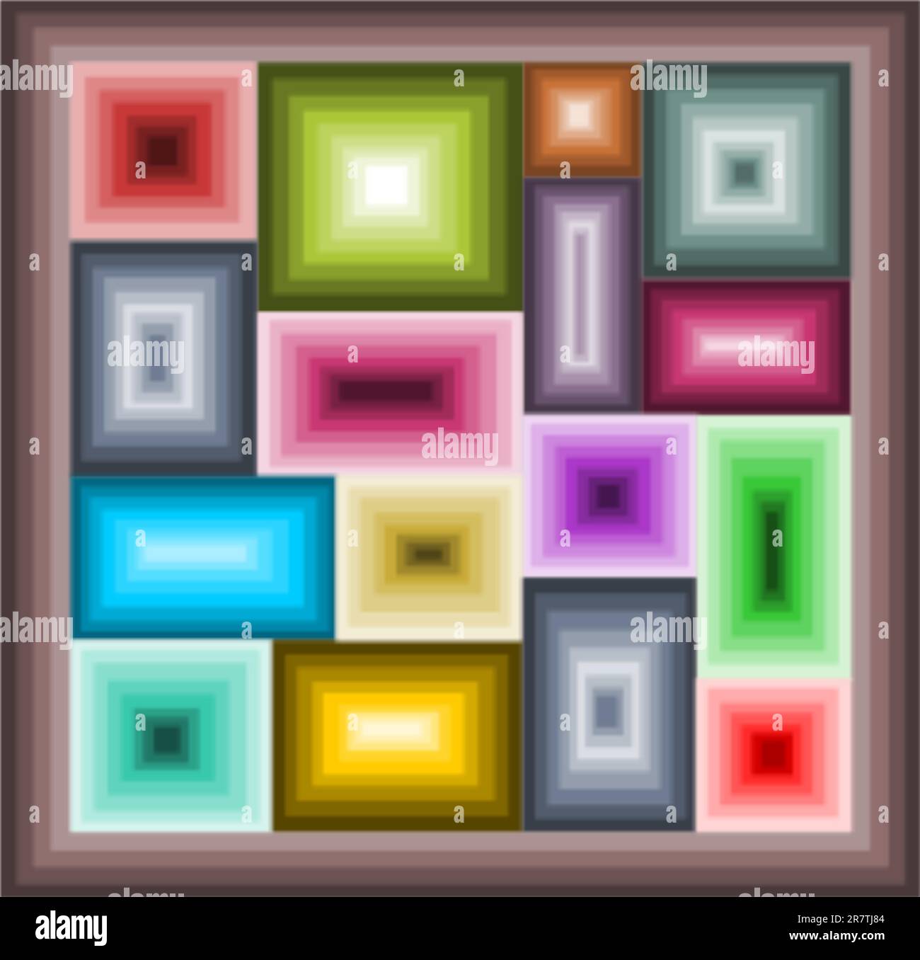 Colorful squares hi-res stock photography and images - Alamy