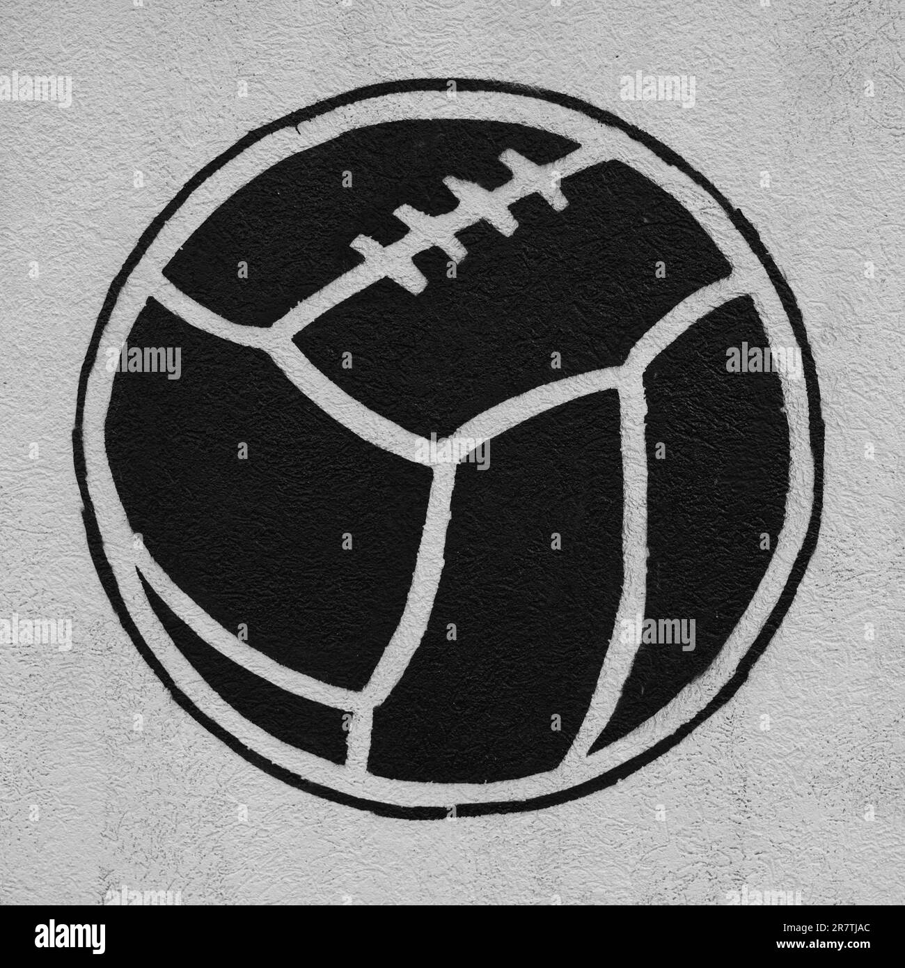Football symbol hi-res stock photography and images - Alamy