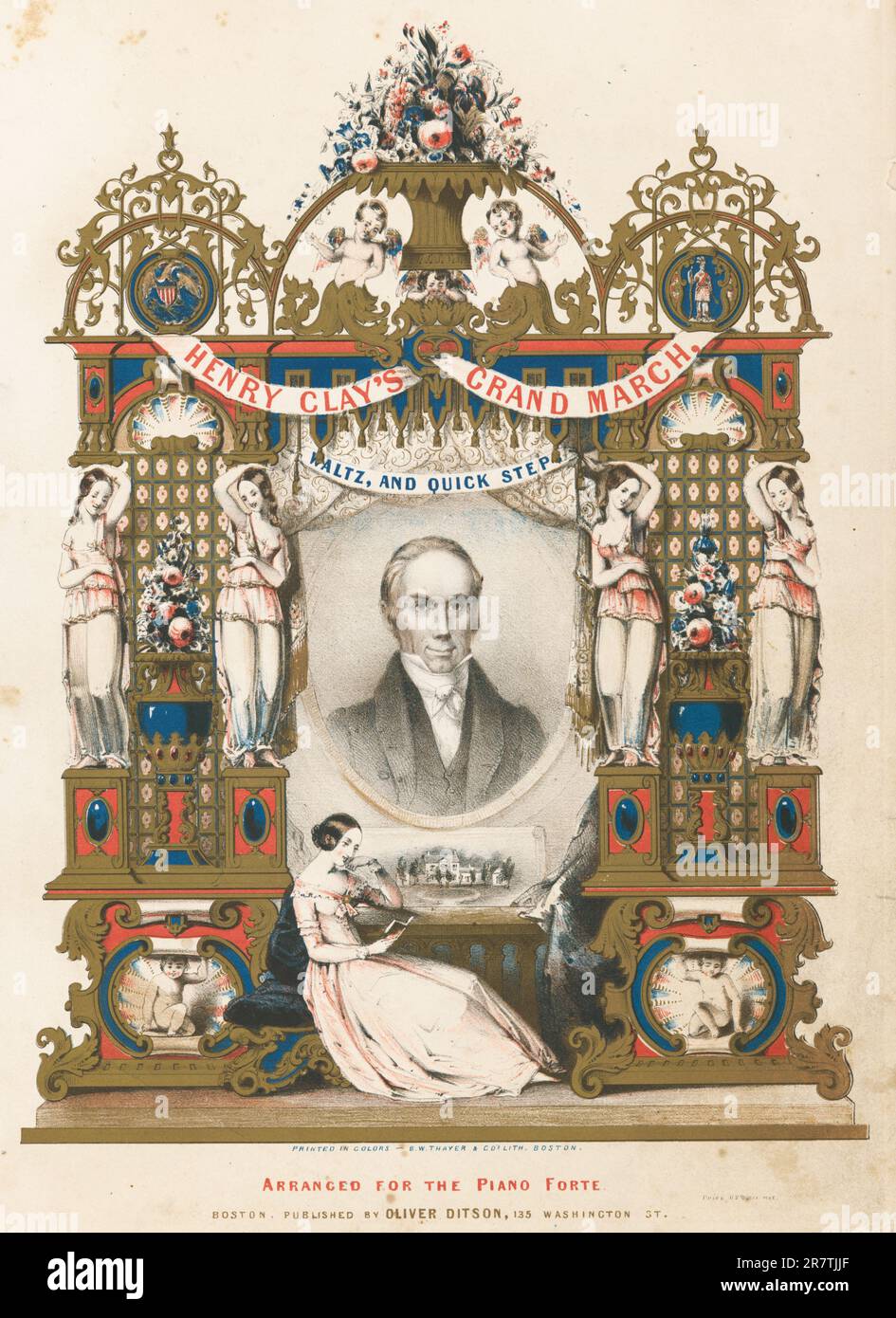 Benjamin w thayer lithography co hi-res stock photography and images - Alamy