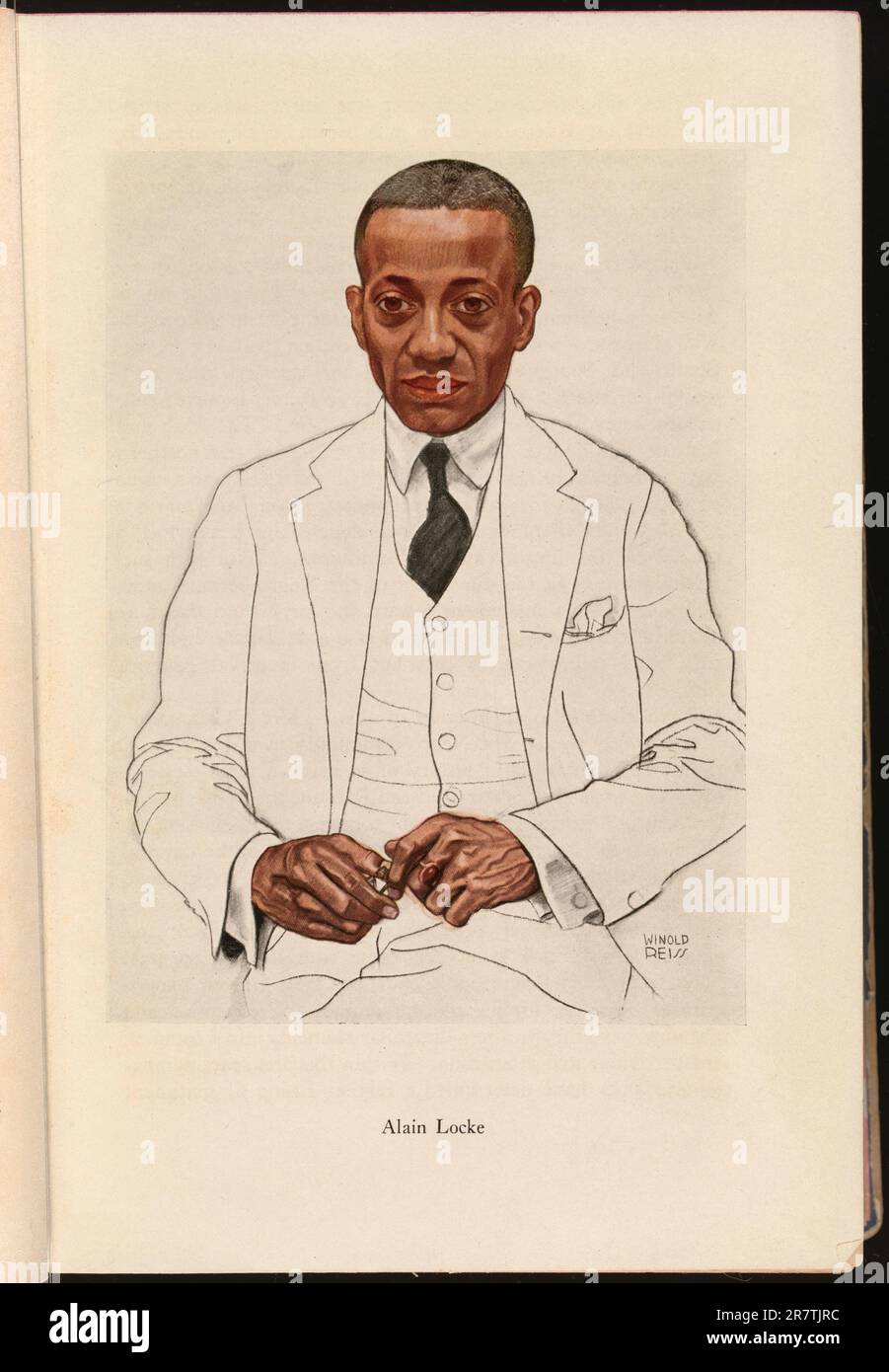 Alain Locke 1925 Stock Photo - Alamy