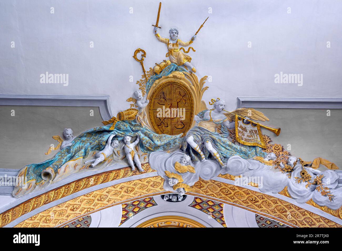 Relief with angels and putti, St. Martin's parish church in ...