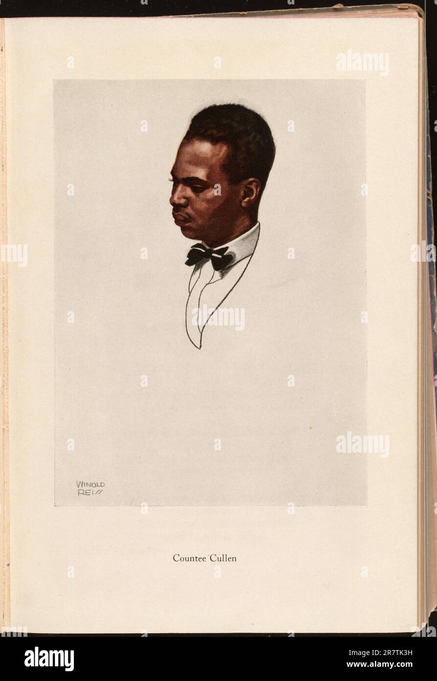 Countee Cullen 1925 Stock Photo - Alamy