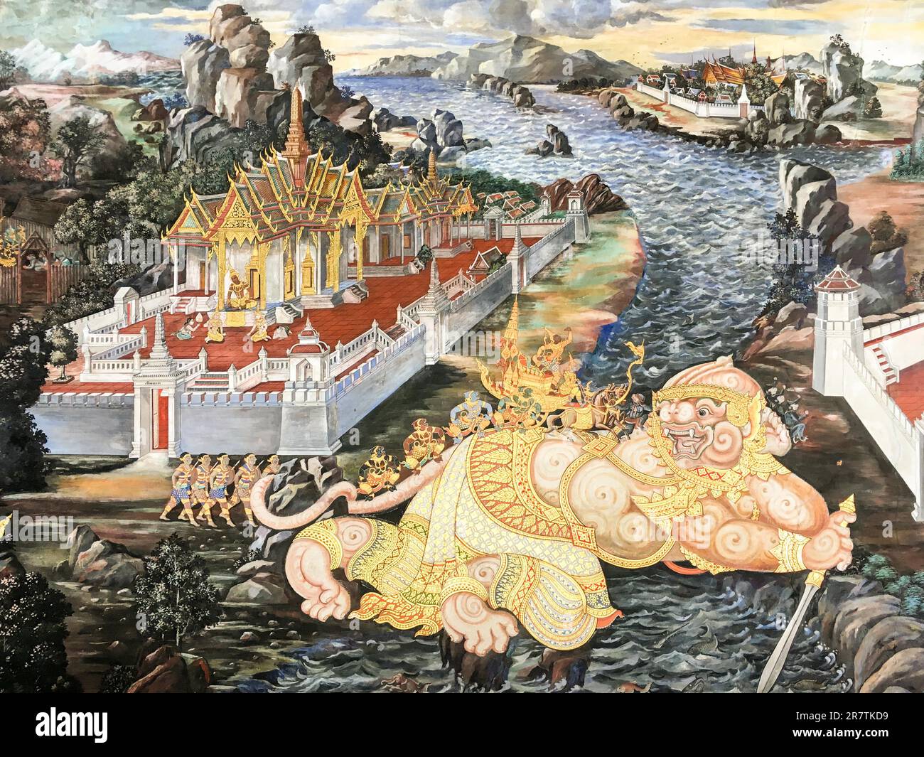 Murals, paintings, tales and history from Buddha, Bangkok, kings and ...