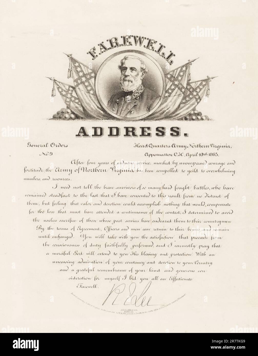 Robert E. Lee 1866 Stock Photo - Alamy