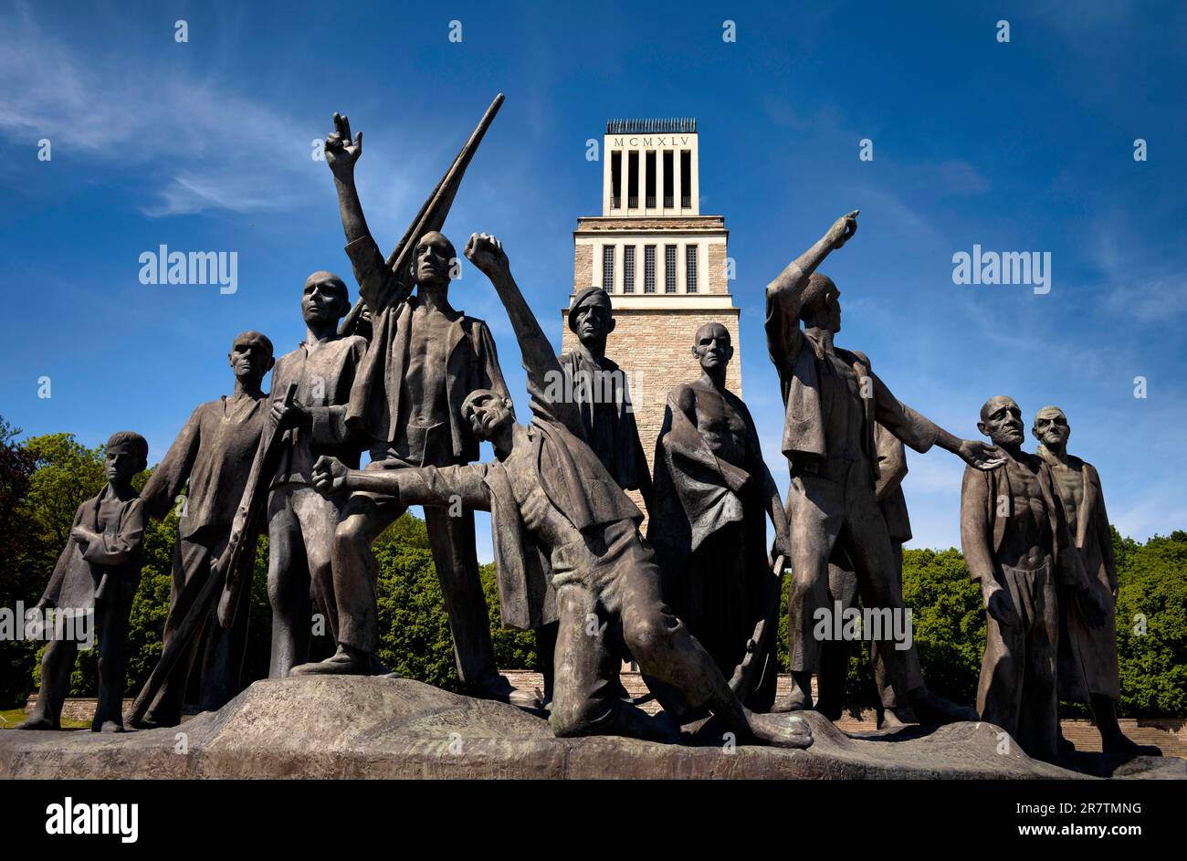 Memorial bell tower and group of figures by Fritz Cremer, former ...