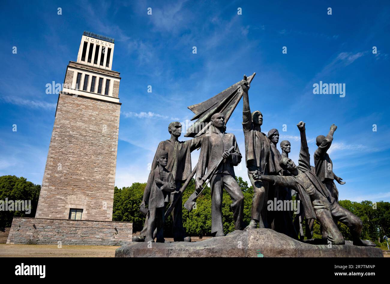 Memorial bell tower and group of figures by Fritz Cremer, former ...