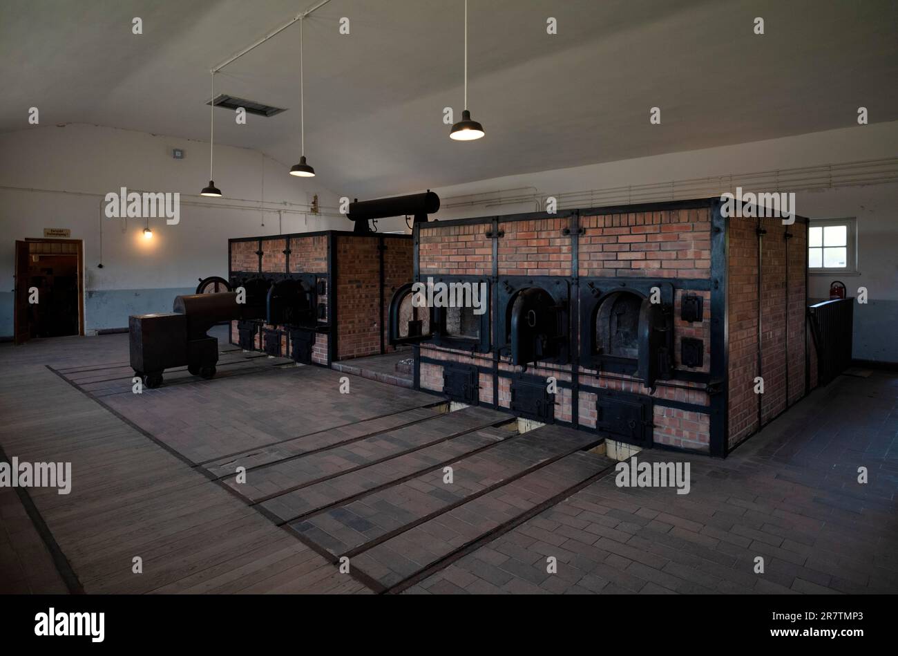 Crematorium incinerator, former beech forest concentration camp, now a ...