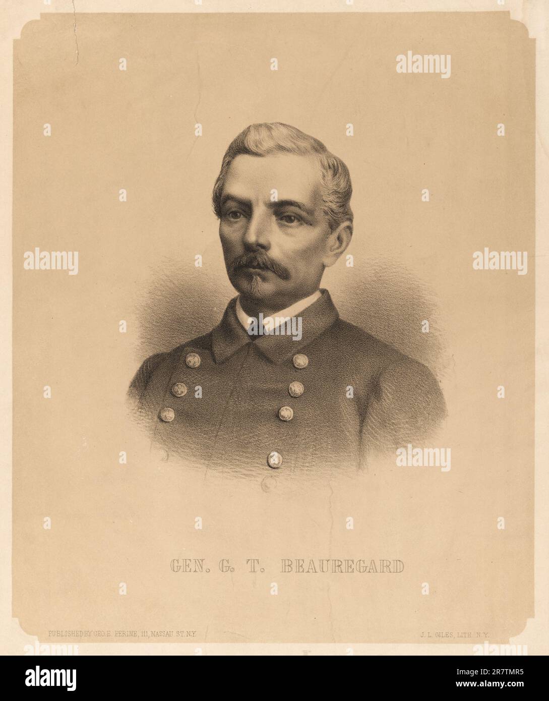 Pierre Gustave Toutant Beauregard c. 1868 Stock Photo - Alamy